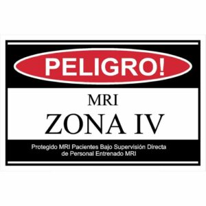 MRI Zone 4 Sign - RC Imaging